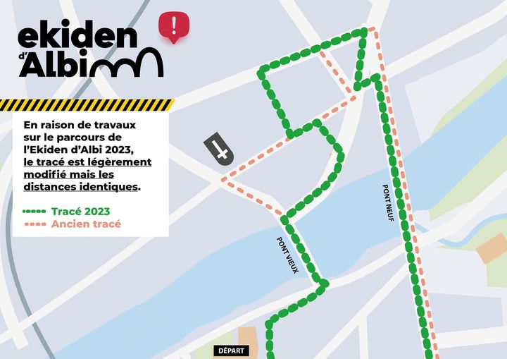 Parcours - EKIDEN D'ALBI